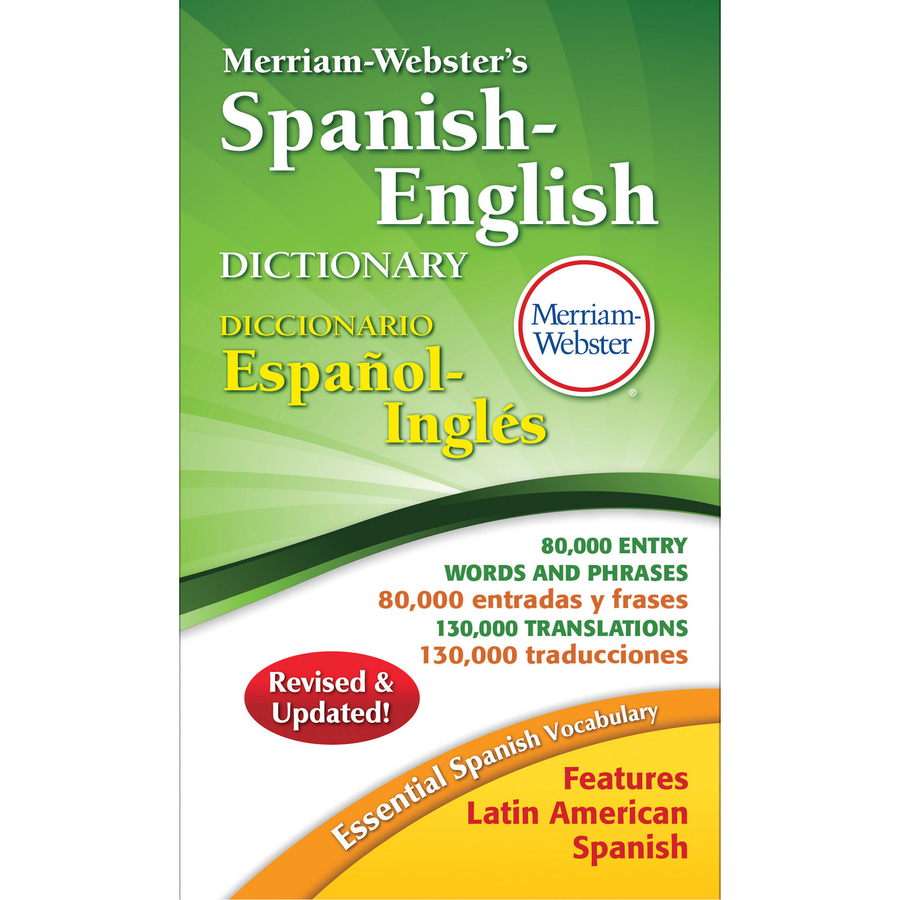 Merriam Webster Spanish English Dictionary Deal Merriam Webster Spanish English Dictionary Deal