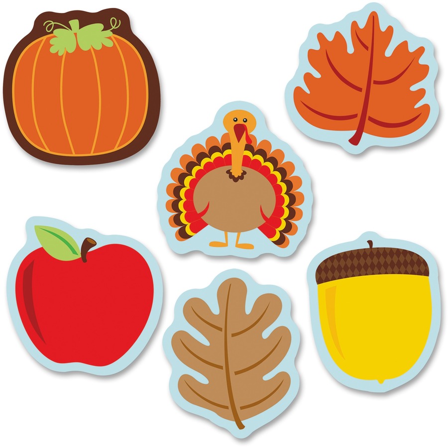 Carson-Dellosa Fall Mix Mini Cut-outs - Fun, Autumn, Animal Theme ...