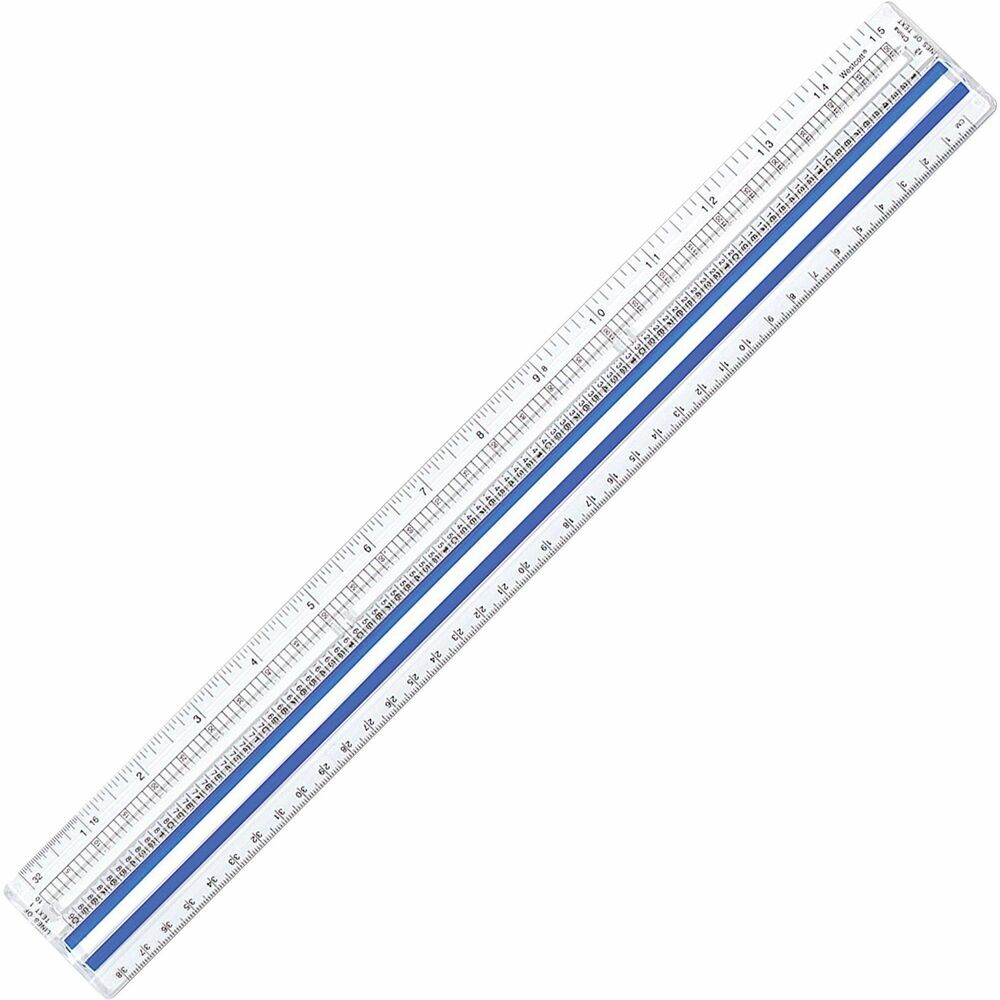 Westcott Magnifying Computer Printout Rulers - 15" Length x 1" Width ...