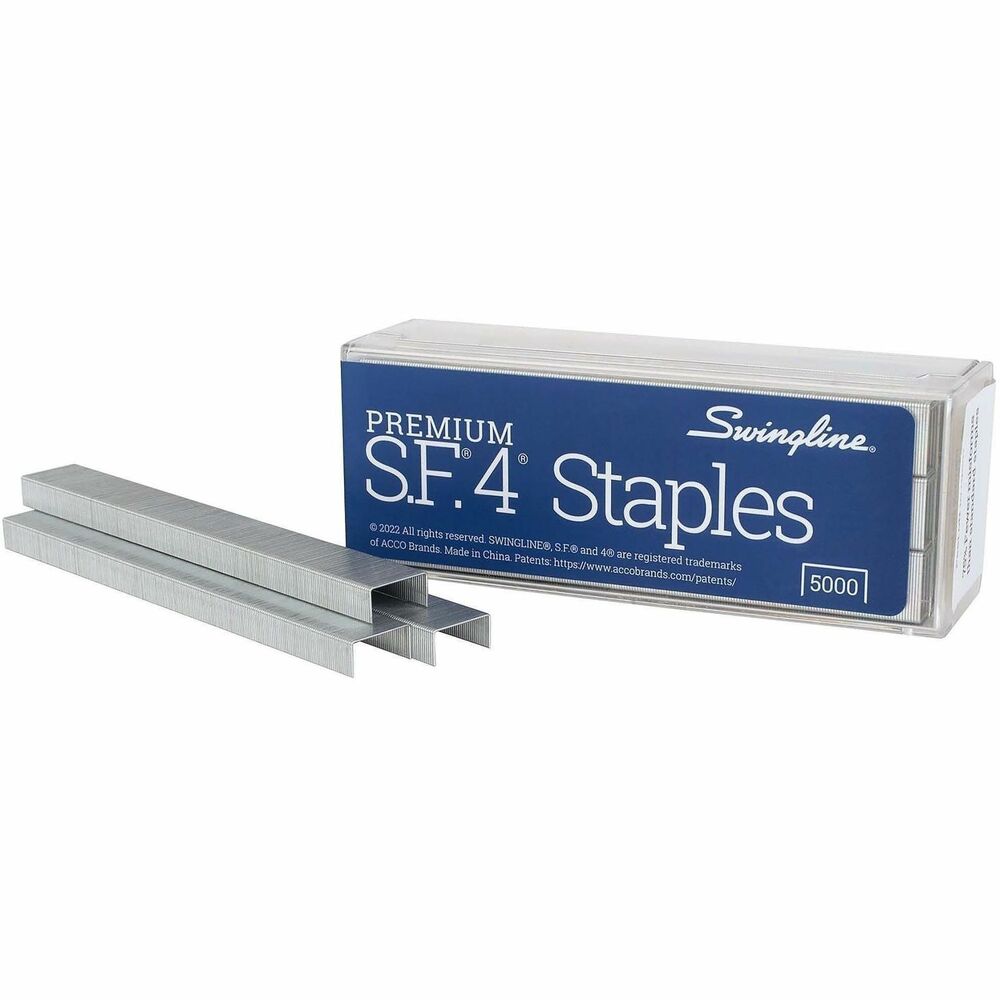 Swingline S.F. 4 Premium Staples - Standard - 1/4" Leg - 1/2" Crown ...