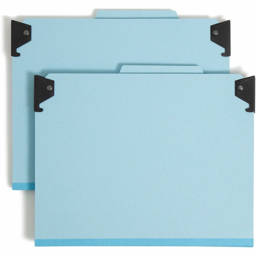 Smead 2/5 Tab Cut Letter Recycled Hanging Folder - 8 1/2" x 11" - 2 ...