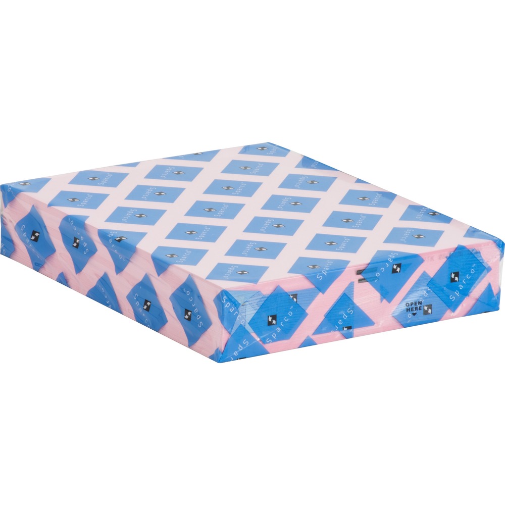 Sparco Premium Copy Paper - Pink - Letter - 8 1/2" x 11" - 20 lb Basis ...