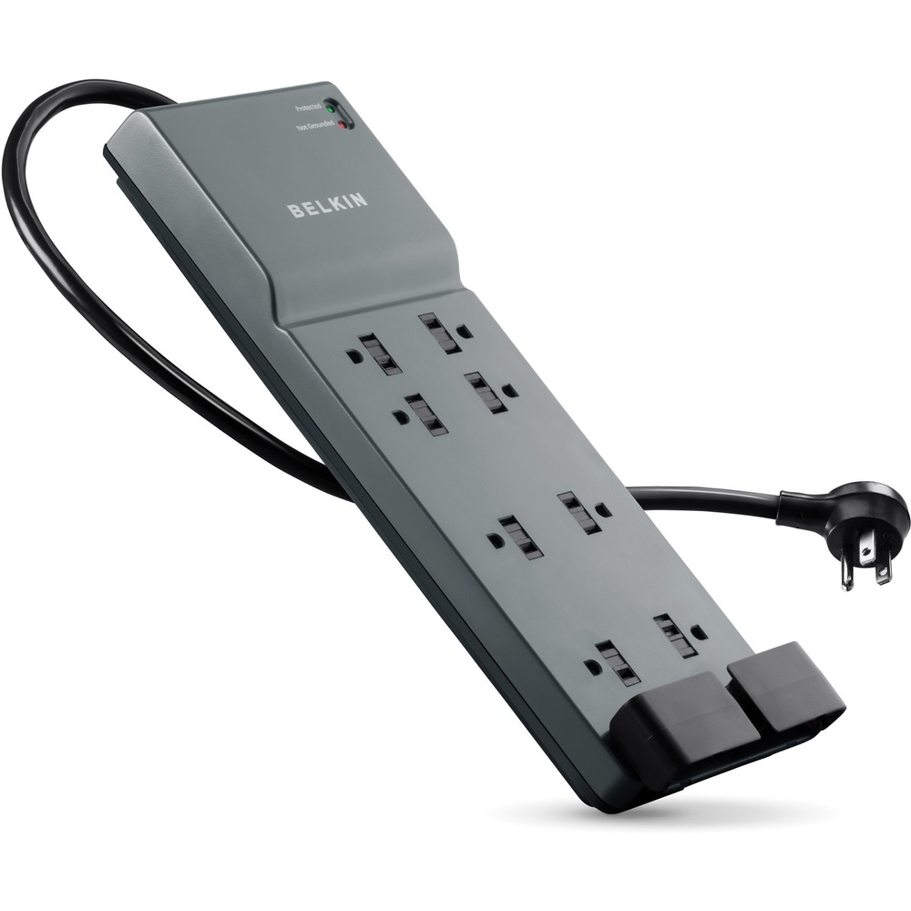 Belkin 8 Outlet Home/Office Surge Protector with telephone protection ...