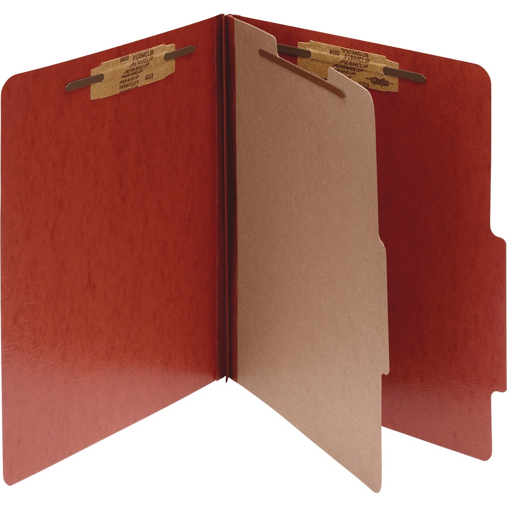 ACCO Presstex Letter Classification Folder - 2" Folder Capacity - 8 1/2 ...