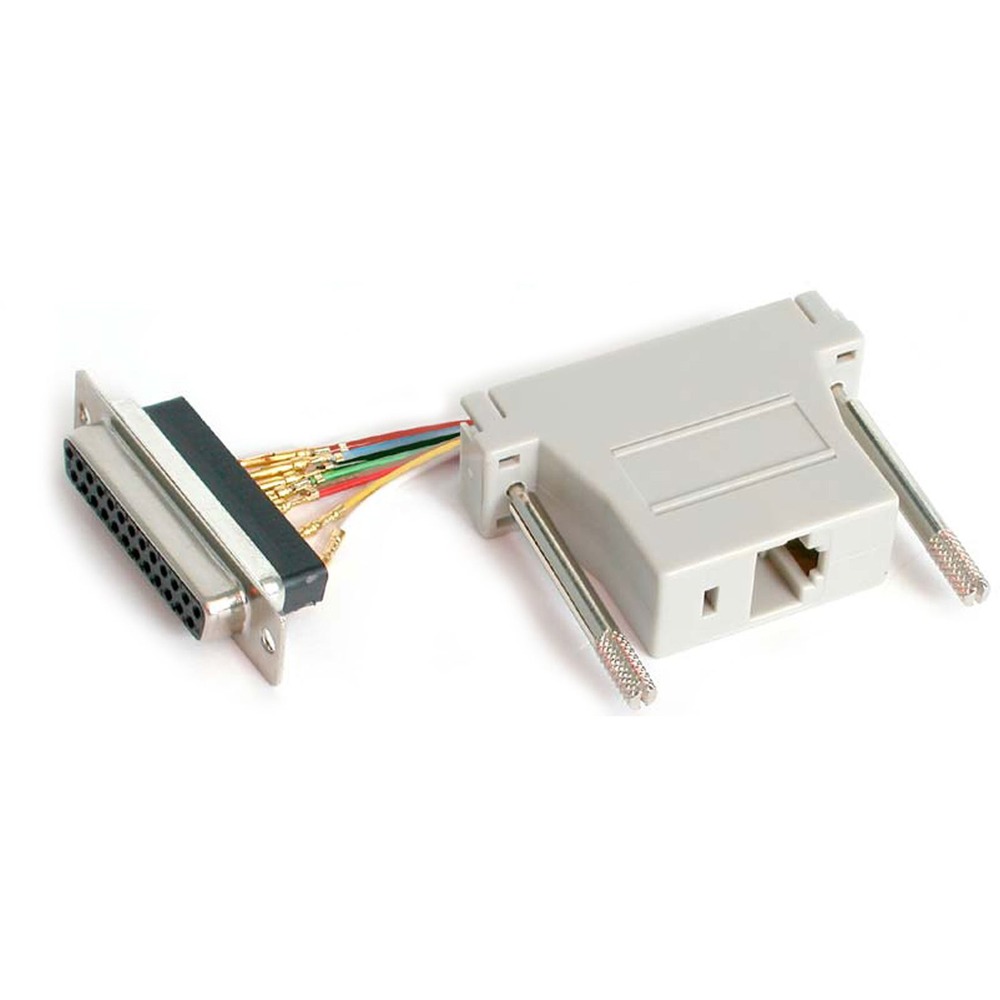 StarTech.com DB25F to RJ45F Adapter - 1 x 25-pin DB-25 Female - 1 x RJ ...