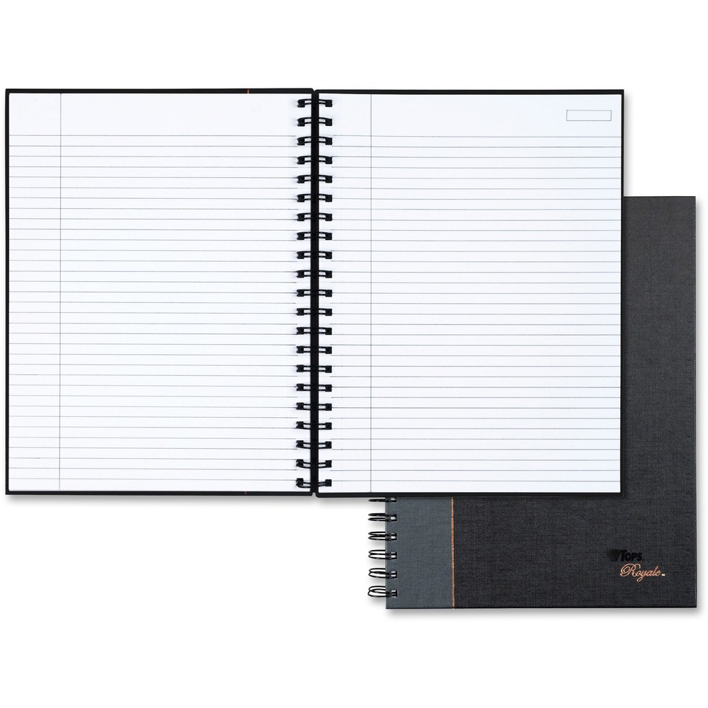 TOPS Royale Executive Wirebound Notebook - 96 Sheets - Wire Bound - 20 ...