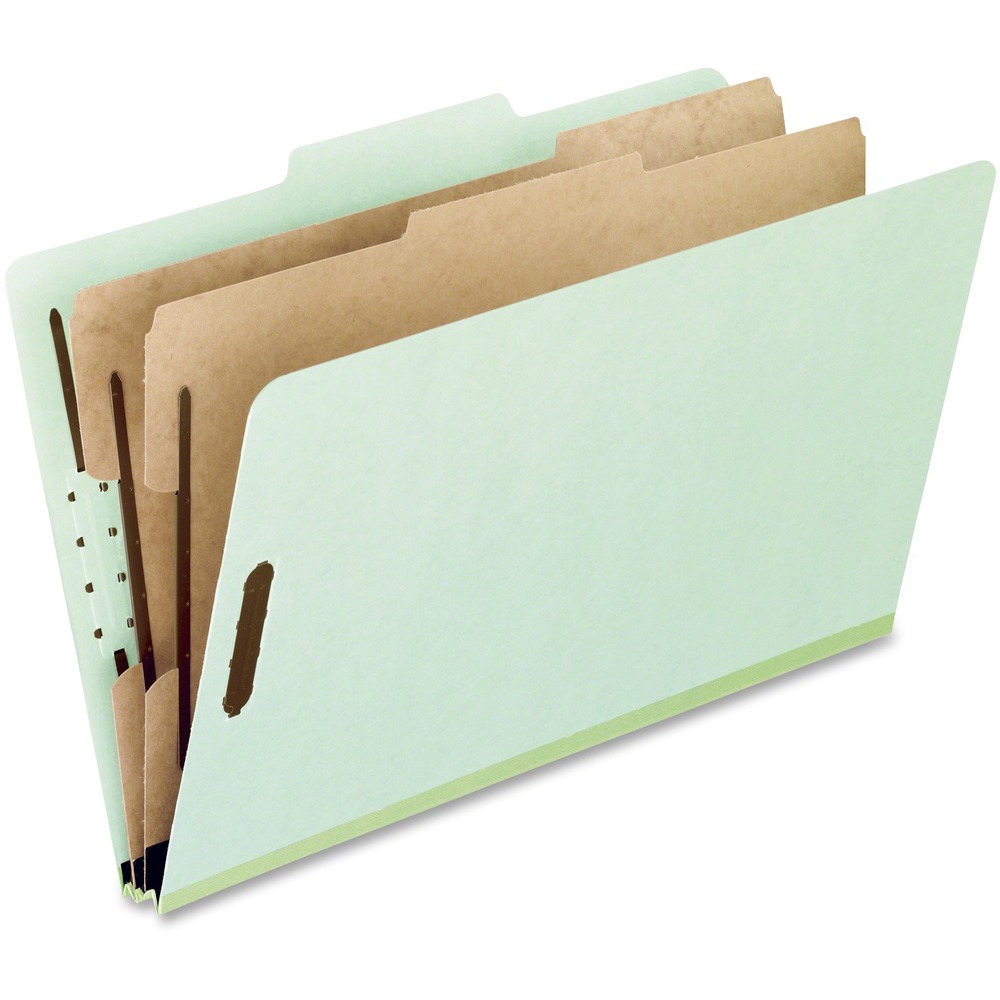 Pendaflex 2/5 Tab Cut Letter Recycled End Tab File Folder - 8 1/2" x 11 ...