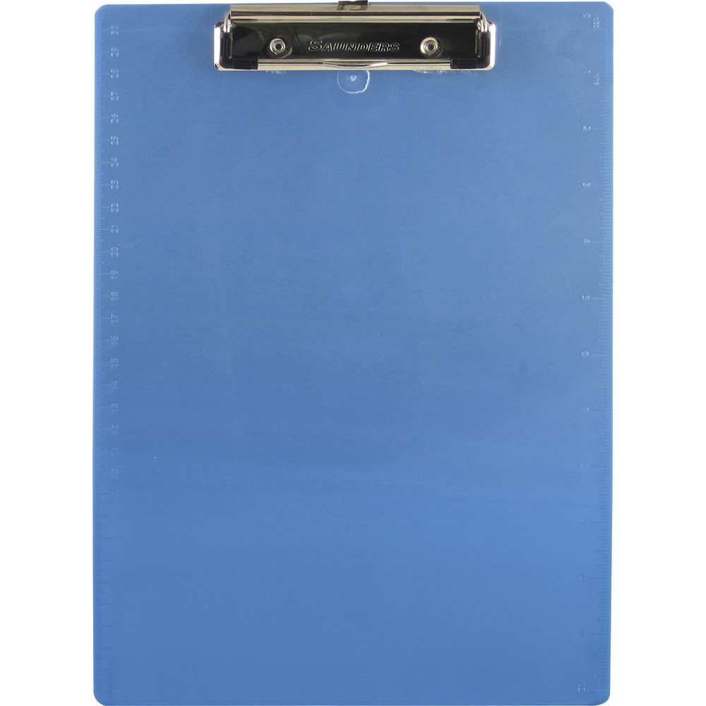Saunders Recycled Plastic Clipboards with Spring Clip - 0.50" Clip ...