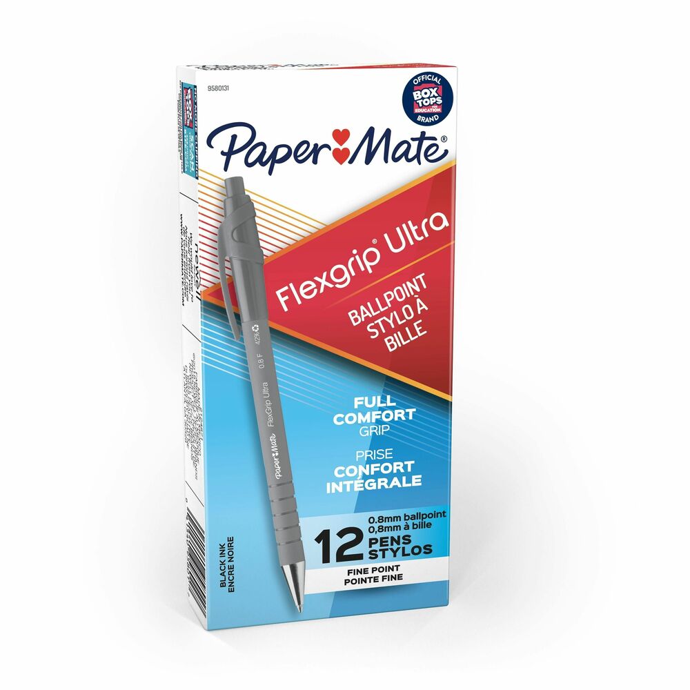 Paper Mate Flexgrip Ultra Retractable Pens - Fine Pen Point ...