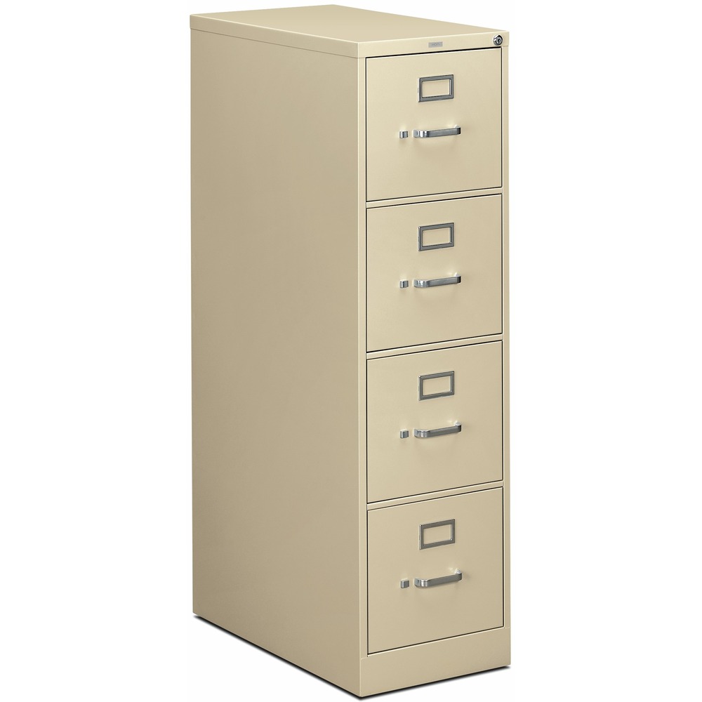 HON 310 H314 File Cabinet - 4 Drawer(s) - Finish: Putty - Lockable ...