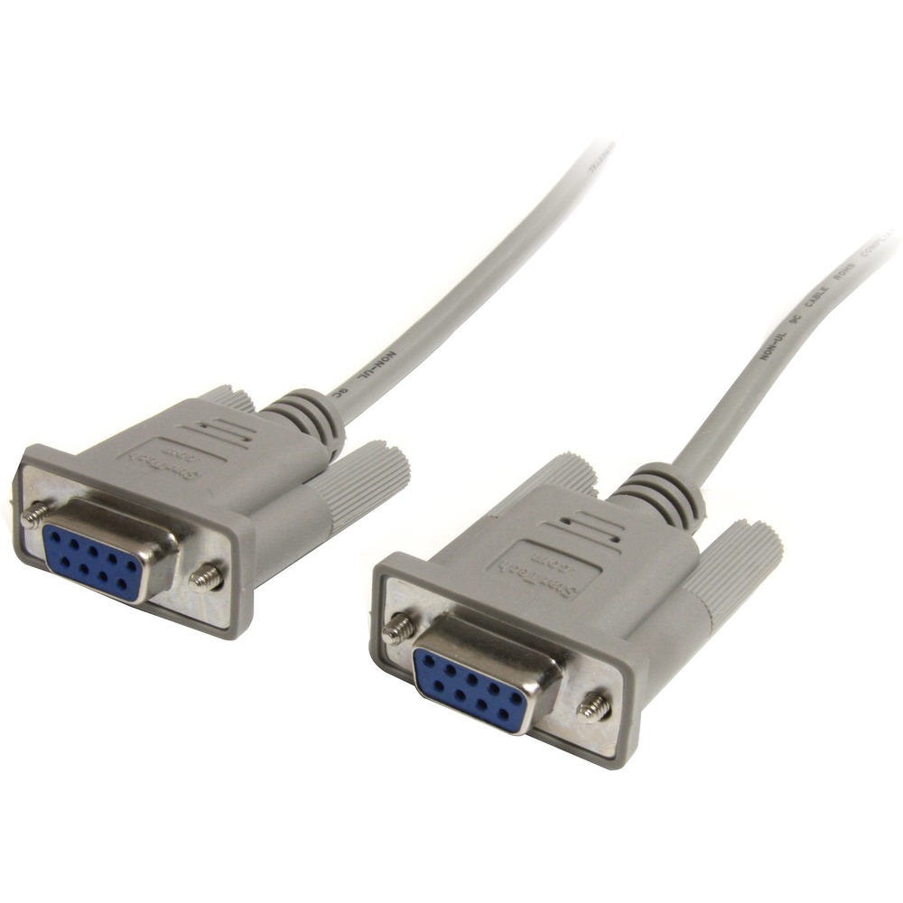 StarTech.com 6 ft Straight Through Serial Cable - DB9 F/F - 6 ft Serial ...
