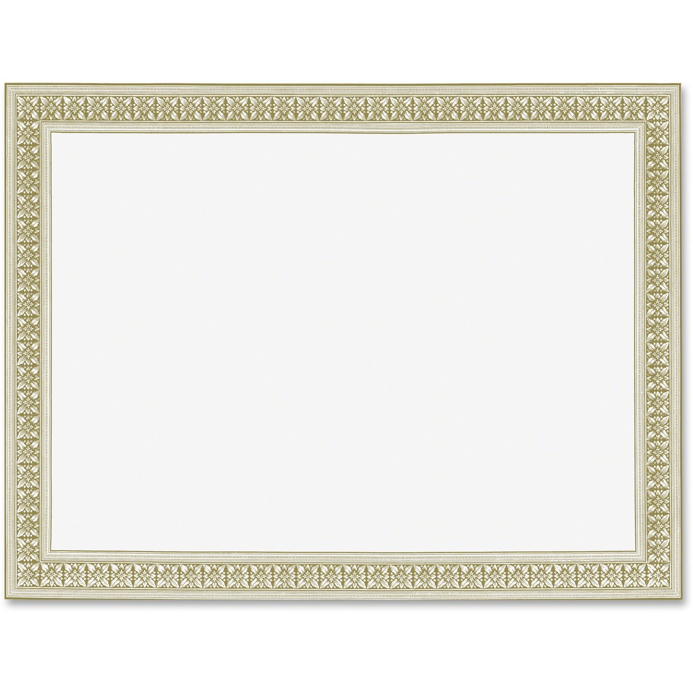 Geographics Flourish Gold Foil Award Certificates - 24 lb Basis Weight ...