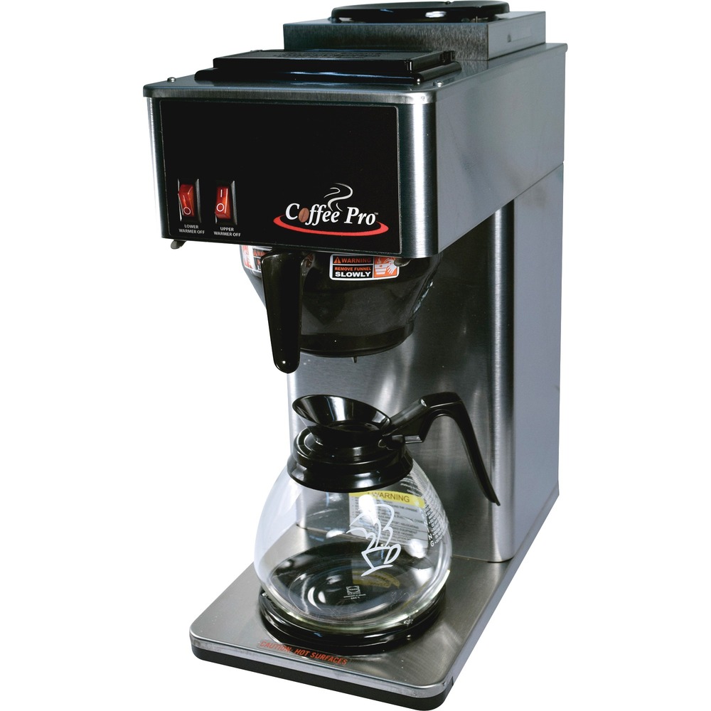 Coffee Pro Two-Burner Commercial Pour-over Brewer - Stainless Steel ...