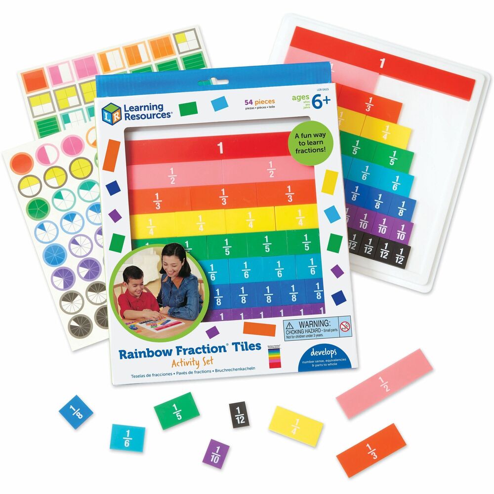 Rainbow Fraction Tiles - Theme/Subject: Learning - Skill Learning ...