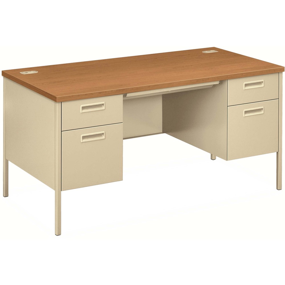 HON Metro Classic HP3262 Pedestal Desk - 29.5" Height x 60" Width x 30 ...