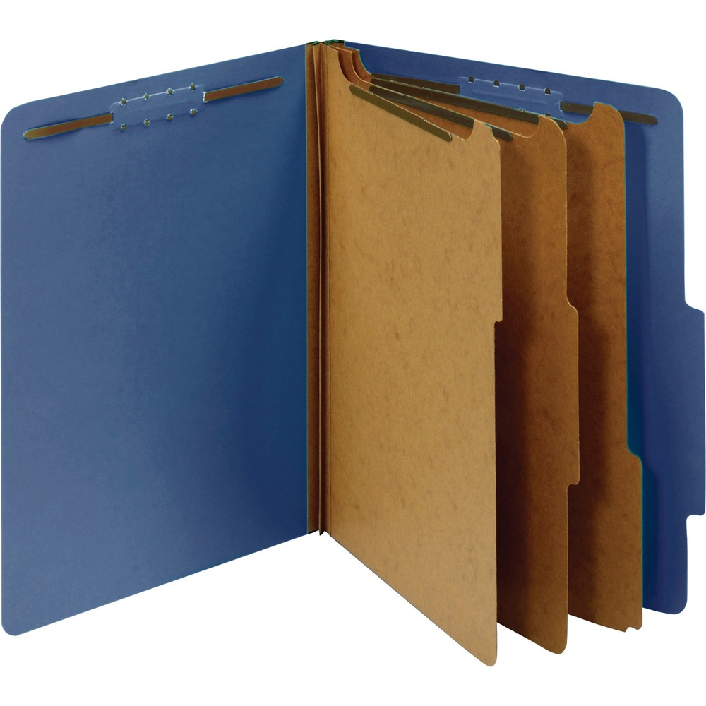 Pendaflex 2/5 Tab Cut Letter Recycled Classification Folder - 8 1/2" x ...