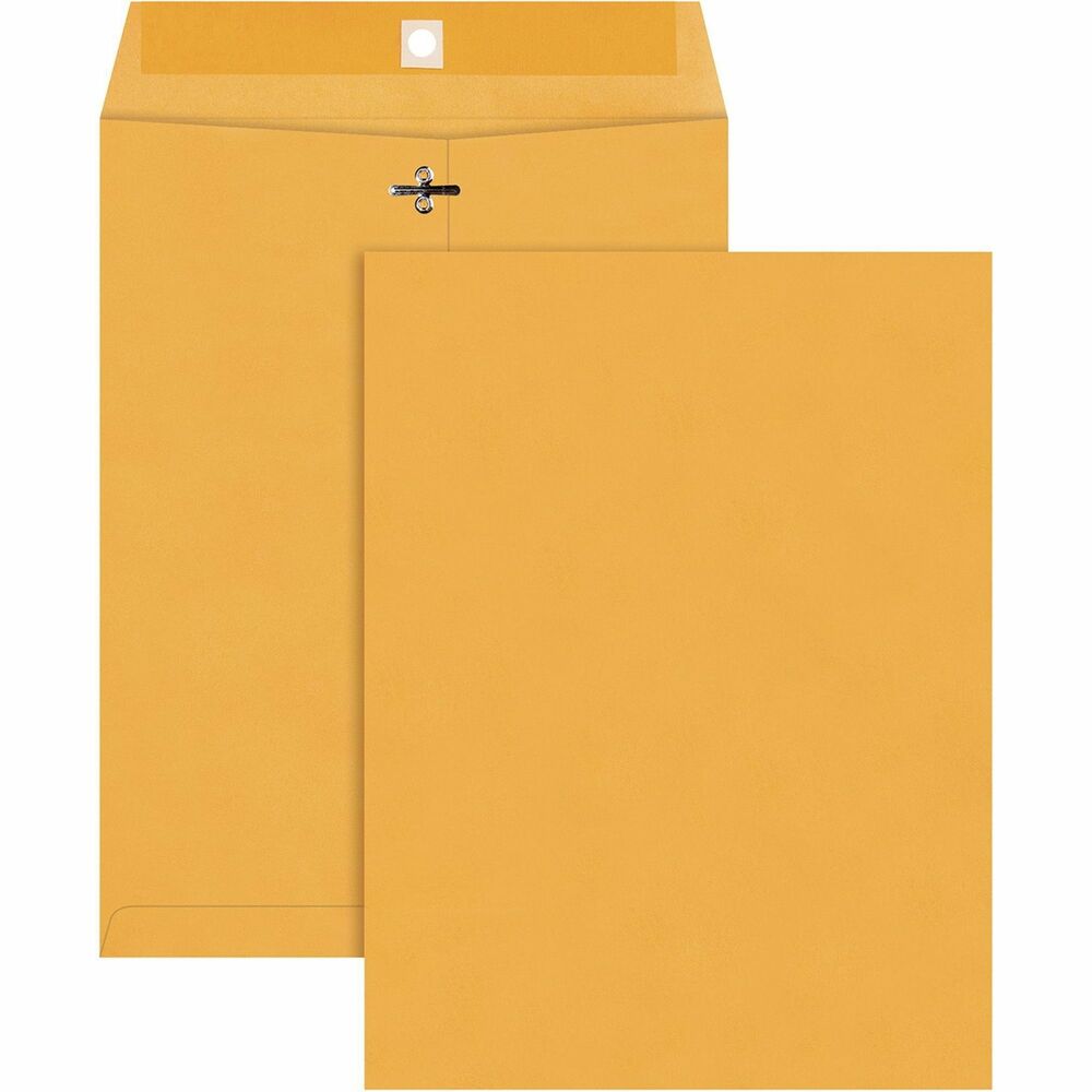 Quality Park 9 x 12 High Bulk Clasp Envelopes with Deeply Gummed Flaps ...