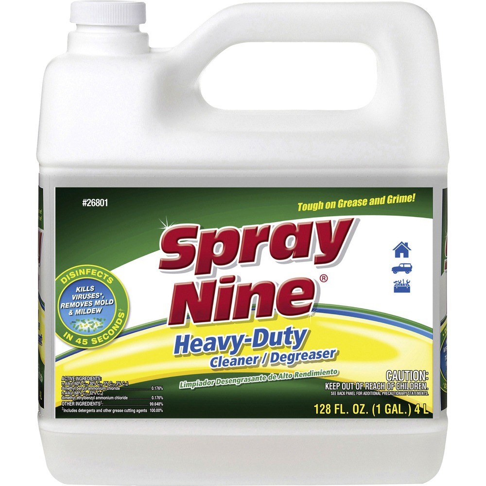 Spray Nine Heavy-Duty Cleaner/Degreaser w/Disinfectant - For ...
