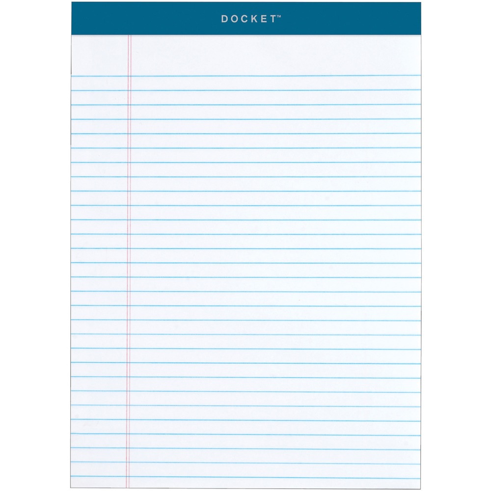 TOPS Docket Legal Rule Writing Pads - 50 Sheets - Double Stitched - 16 ...