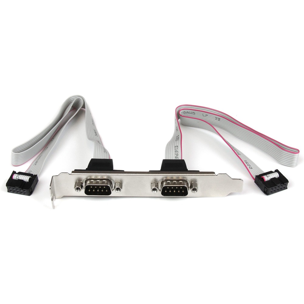 StarTech.com 2 Port 16in DB9 Serial Port Bracket to 10 Pin Header - 1. ...