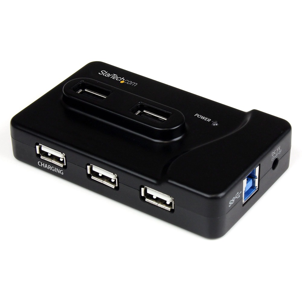 StarTech.com 6-port USB 3.0/2.0 Combo Hub with Charging Port - USB - 6 ...