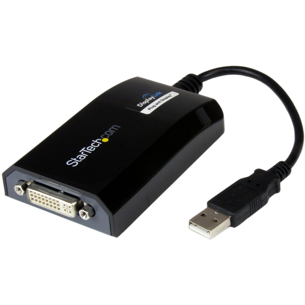 StarTech.com USB to DVI Adapter - External USB Video Graphics Card for ...