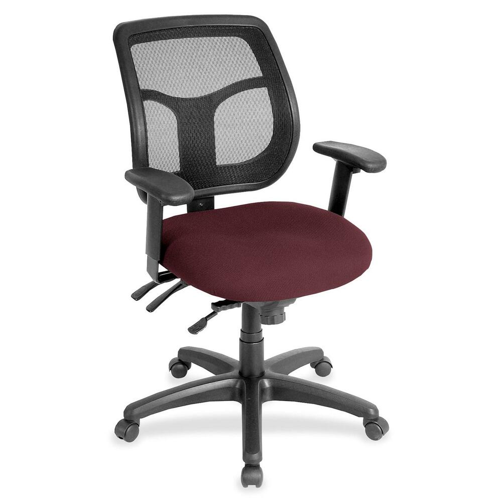 Eurotech Apollo MFT9450 Task Chair - Garnet Seat Color - Fabric Seat ...