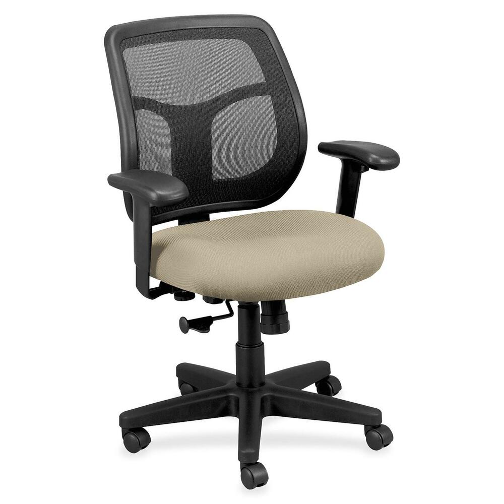Eurotech Apollo Task Chair - Travertine Seat Color - Fabric Seat Material - 5-star Base - 1Each ...