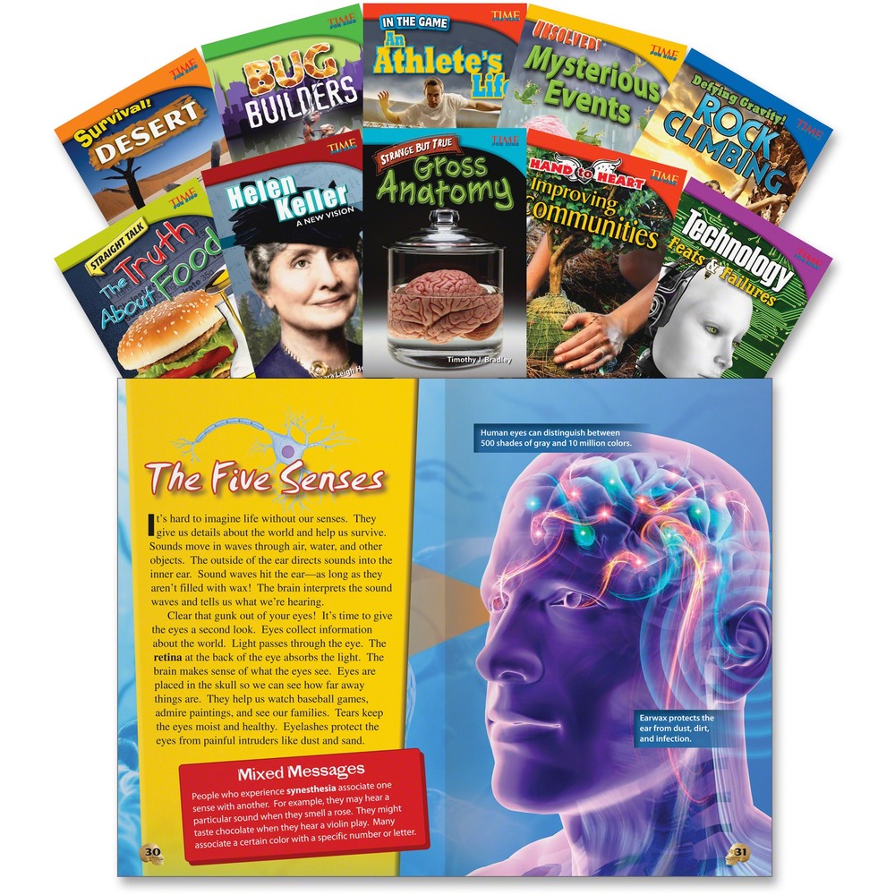 Shell Education TFK Advanced 4th-Grade 10-Book Set 1 Printed Book - 48 ...
