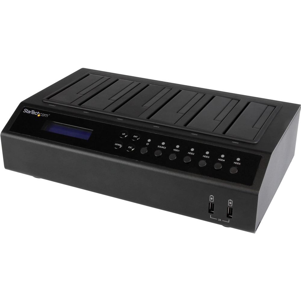 StarTech.com 6 Bay Hard Drive Duplicator/Eraser, 1:5 HDD/SSD Cloner ...