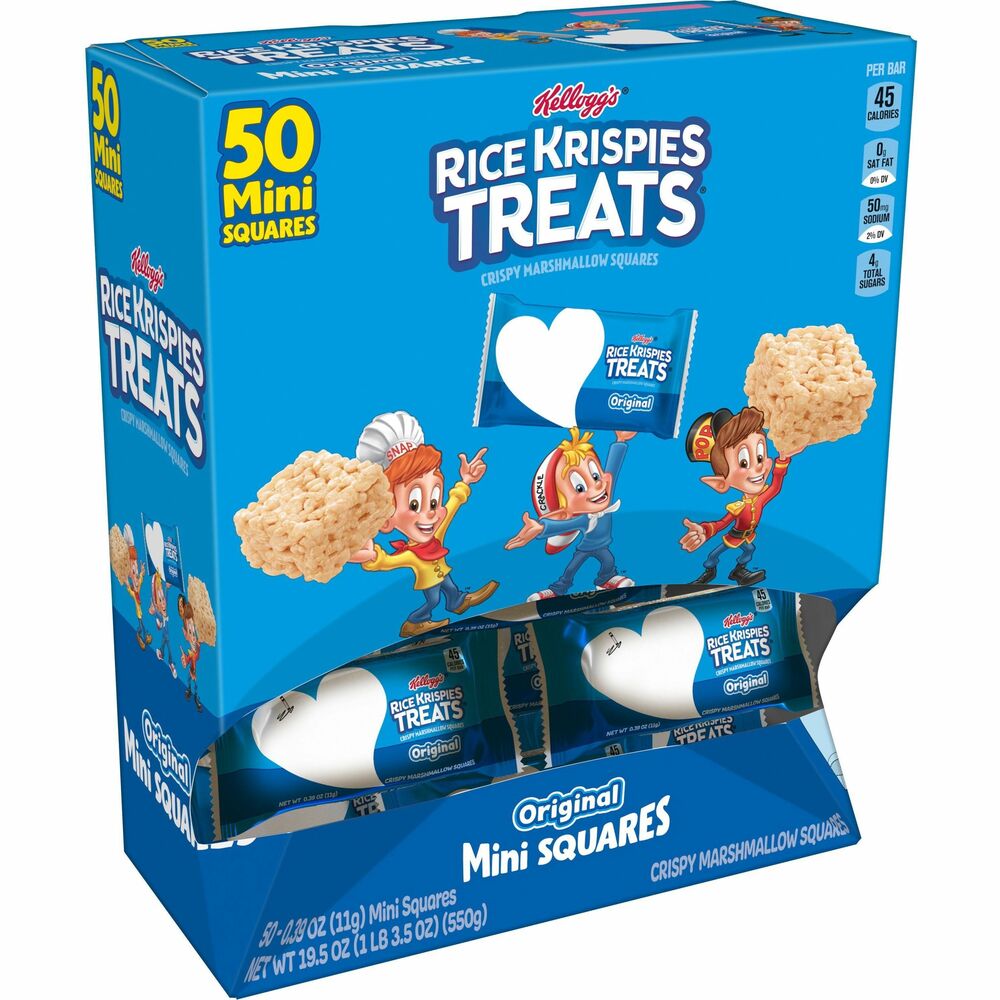 Rice Krispies Treats Mini Squares - Individually Wrapped - Original - 1 ...
