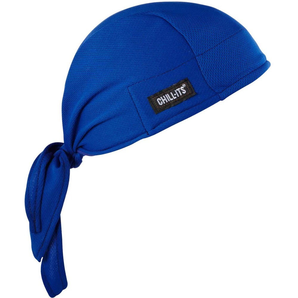 Ergodyne High-performance Dew Rag - Universal Size - Elastic - Blue ...