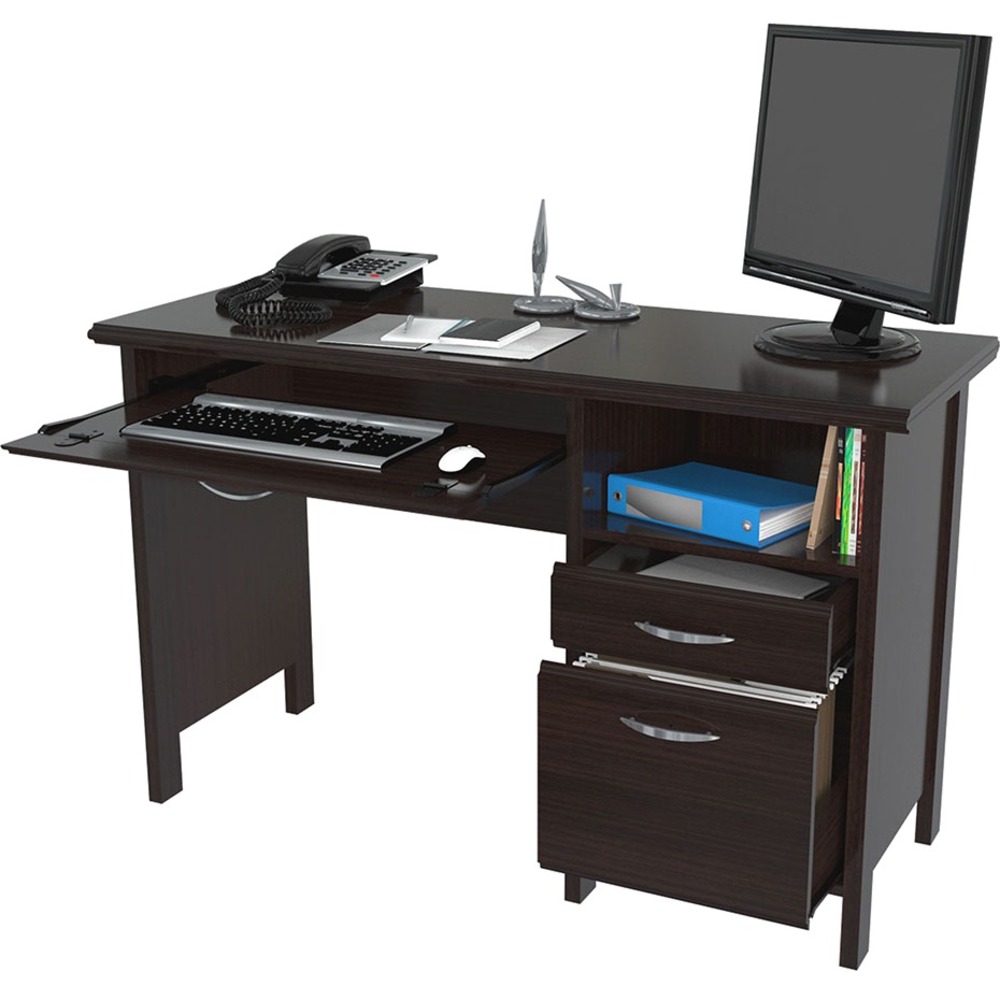Inval SOFTFORM ES-2403 Computer Desk - 2-Drawer - 30" Height x 47 ...