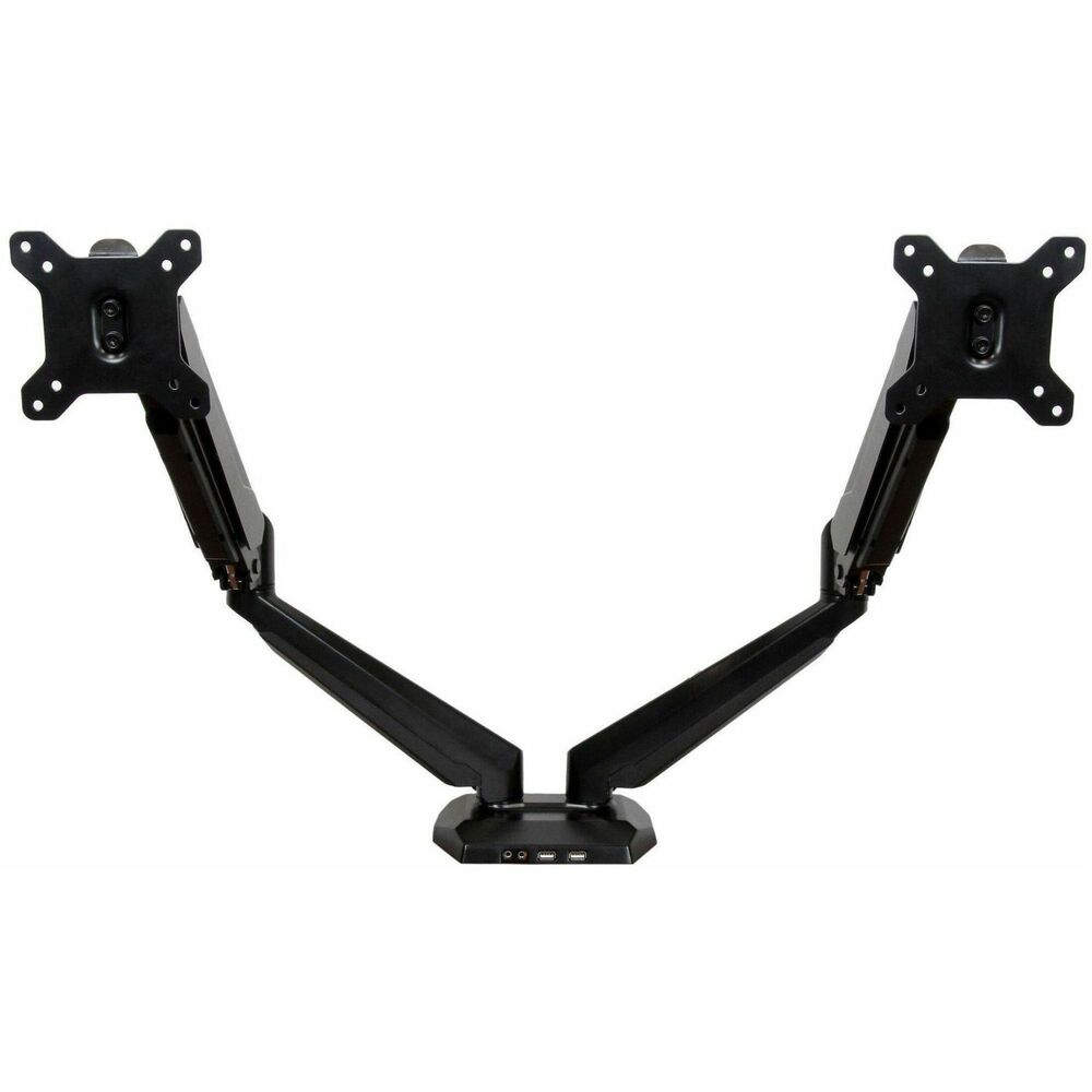 StarTech.com Mounting Arm for Monitor - Black - Height Adjustable - 2 ...