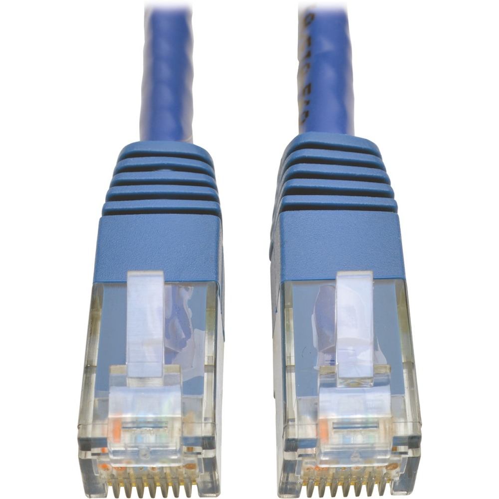 Eaton Tripp Lite Series Cat6 Gigabit Molded (UTP) Ethernet Cable (RJ45 M/M), PoE, Blue, 3 ft. (0 ...