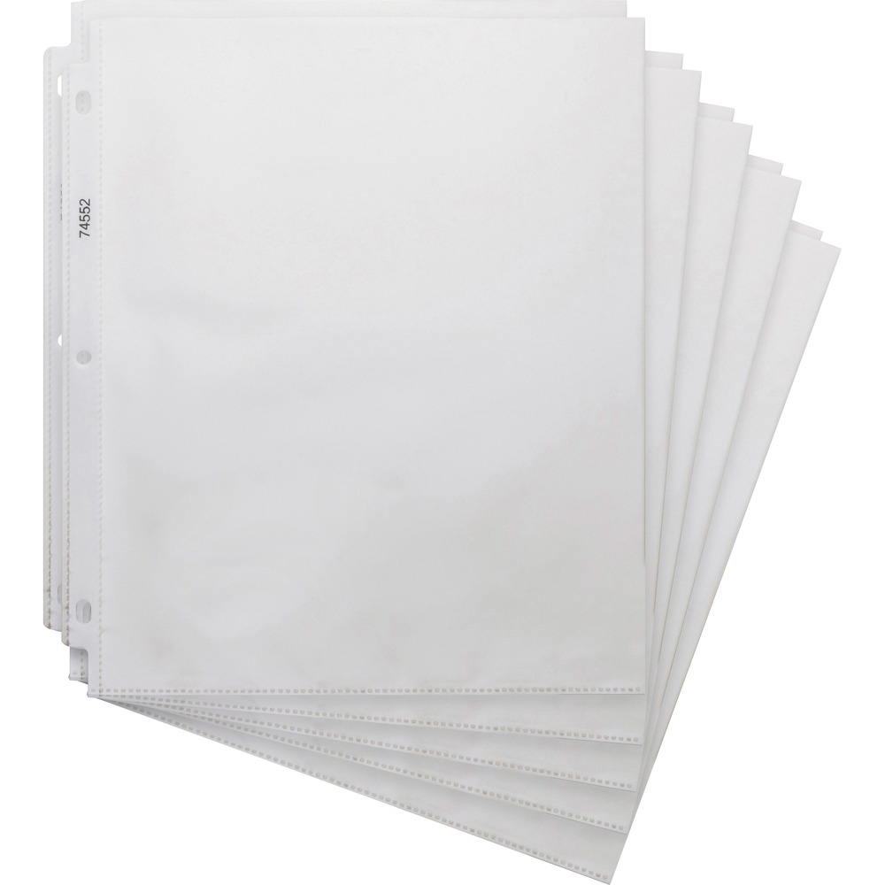 Business Source Heavyweight Sheet Protectors - For Letter 8 1/2" x 11 ...