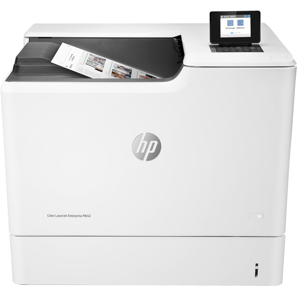 HP LaserJet M652 M652dn Desktop Laser Printer - Color - 50 ppm Mono ...