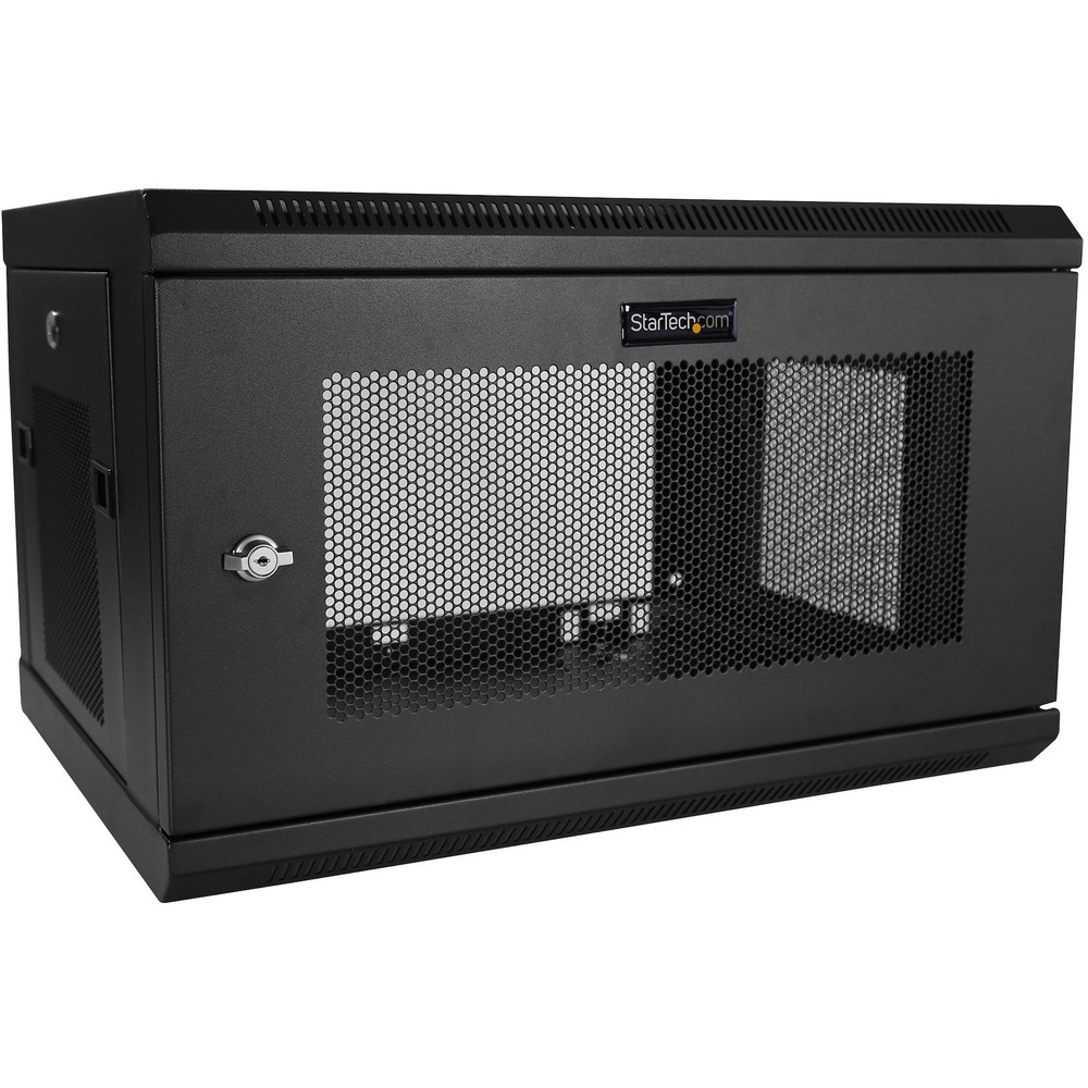 StarTech.com 6U Wall-Mount Server Rack Cabinet - Up to 16.9 in. Deep ...