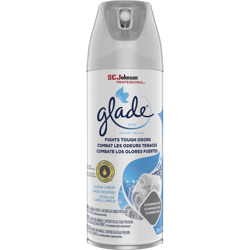 Glade Clean Linen Air Spray - Spray - 13.8 fl oz (0.4 quart) - Clean ...