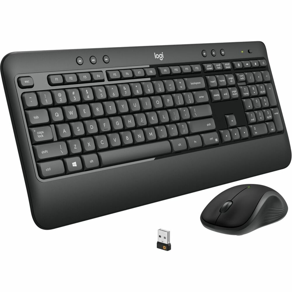 Logitech MK540 Wireless Keyboard Mouse Combo - USB Wireless RF Keyboard ...