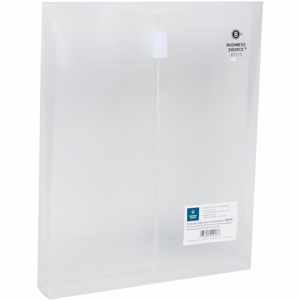 Business Source Letter File Pocket - 8 1/2" x 11" - 1" Expansion ...