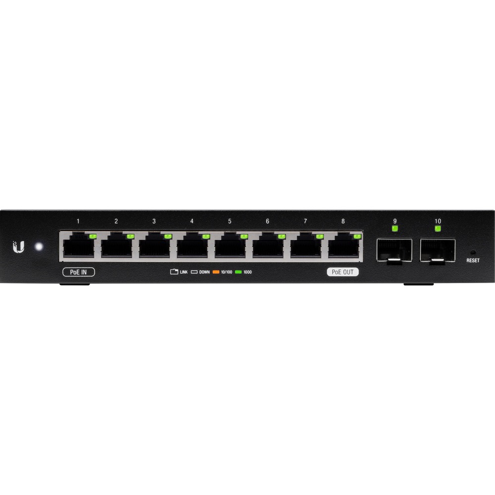 Ubiquiti EdgeSwitch ES-10X Ethernet Switch - 8 Ports - Manageable - 2 ...