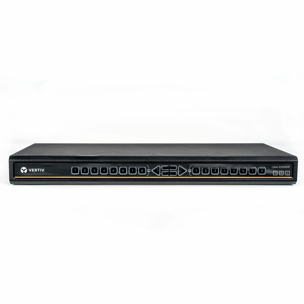 Cybex SCM185DP Secure KVM Switch - 8-Port, Dual Display, DP in, DP out, Secure Matrix KVM with ...