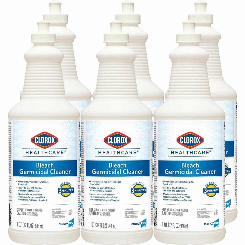 Clorox Healthcare Pull-Top Bleach Germicidal Cleaner - Ready-To-Use ...