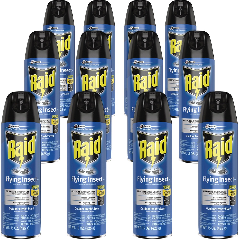 Raid Flying Insect Spray - Spray - Kills Mosquitoes, Flies, Wasp ...