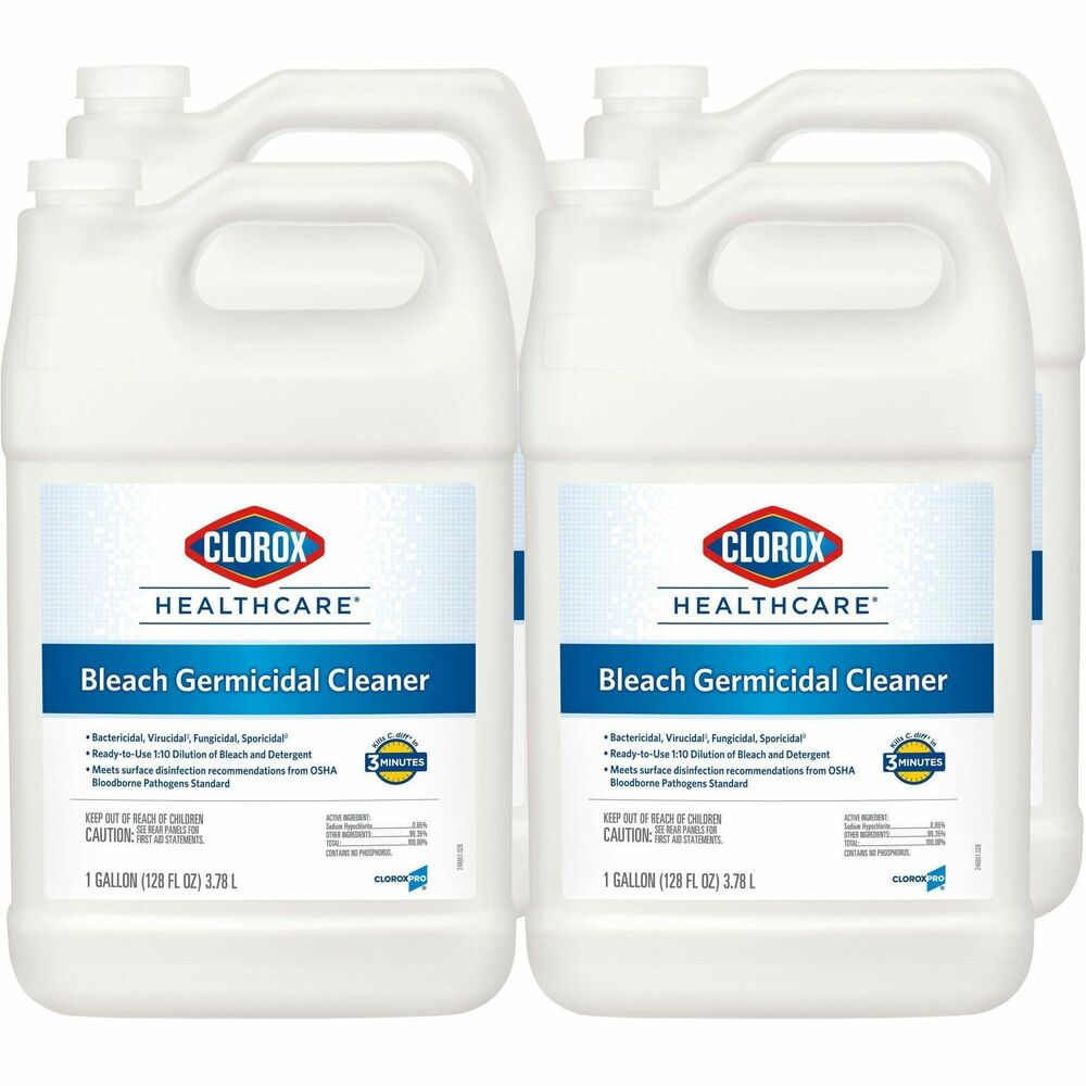 Clorox Healthcare Bleach Germicidal Cleaner Refill - Concentrate - 128 ...