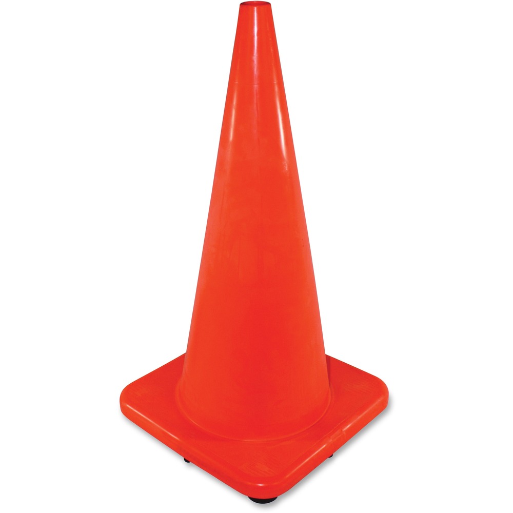 Impact Slim Safety Cone - 51.7" Width x 28" Height - Cone Shape ...