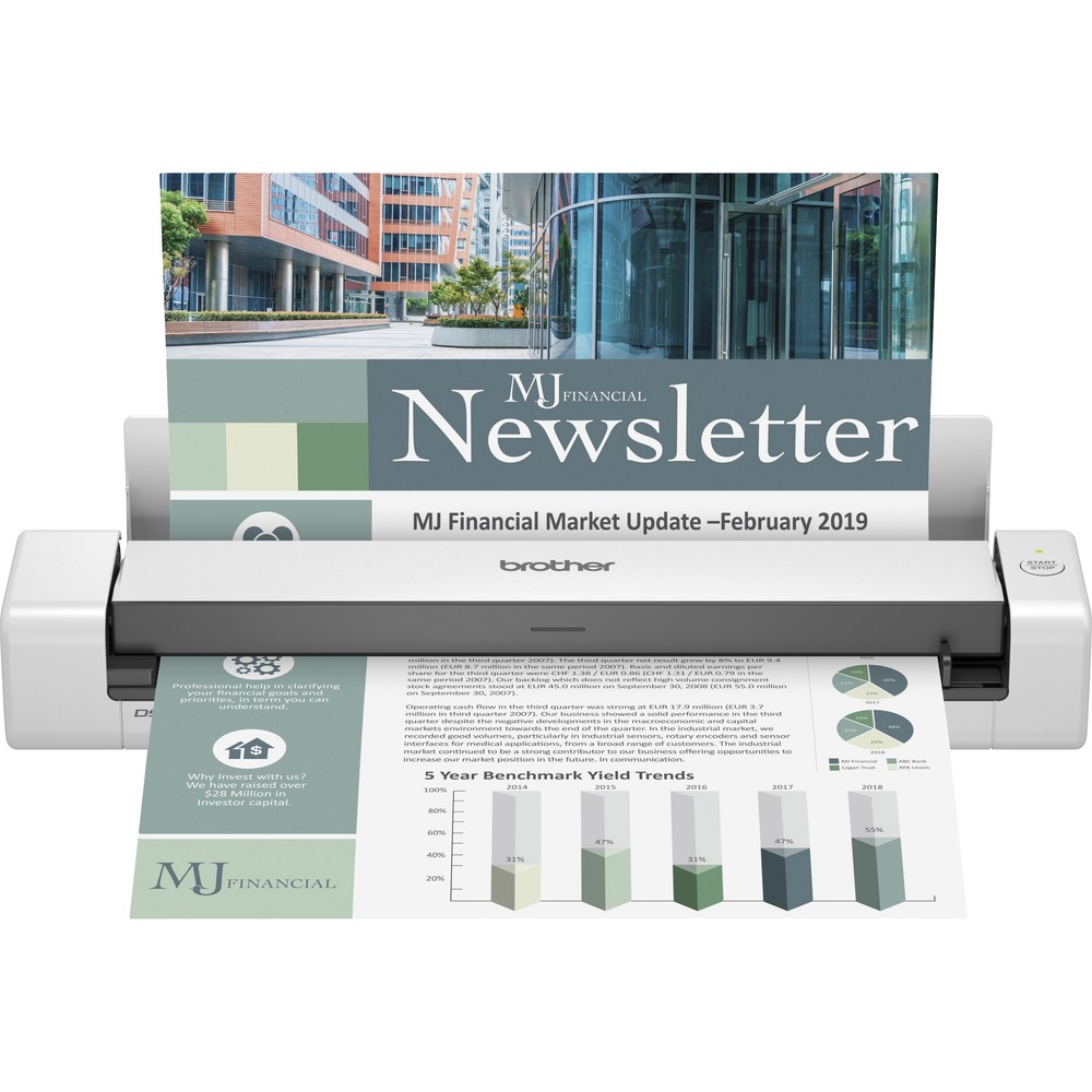 Brother DSMobile DS-740D Sheetfed Scanner - 600 dpi Optical - 24-bit ...