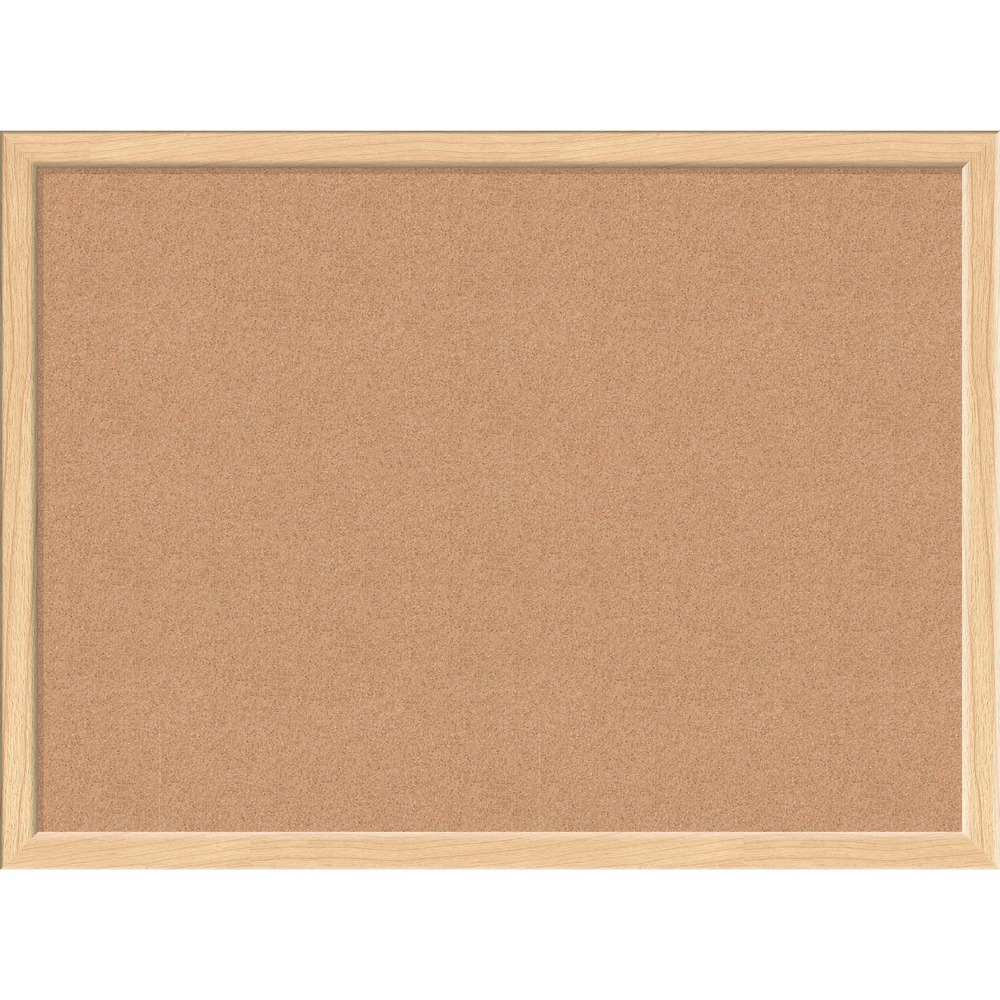 U Brands Cork Bulletin Board - 23" X 17" , Natural Cork Surface - Self ...