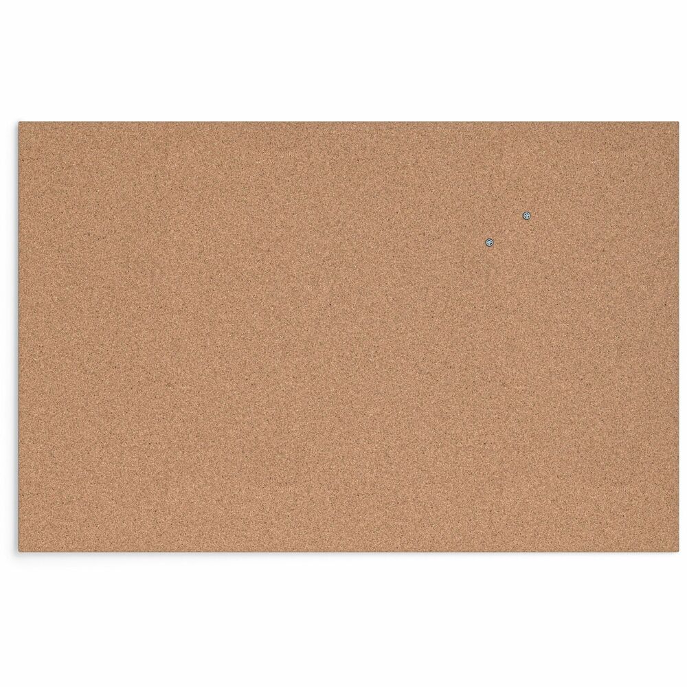 U Brands Frameless Cork Canvas Bulletin Board - 24" Board Height x 36 ...